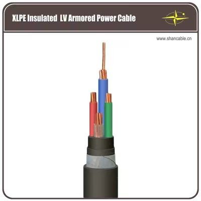 Câbles isolés par PVC blindé multi de fil d'acier du noyau 300V ...