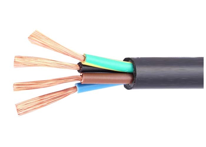 Fil électrique extérieur électrique enduit de PVC de NYA avec le ...